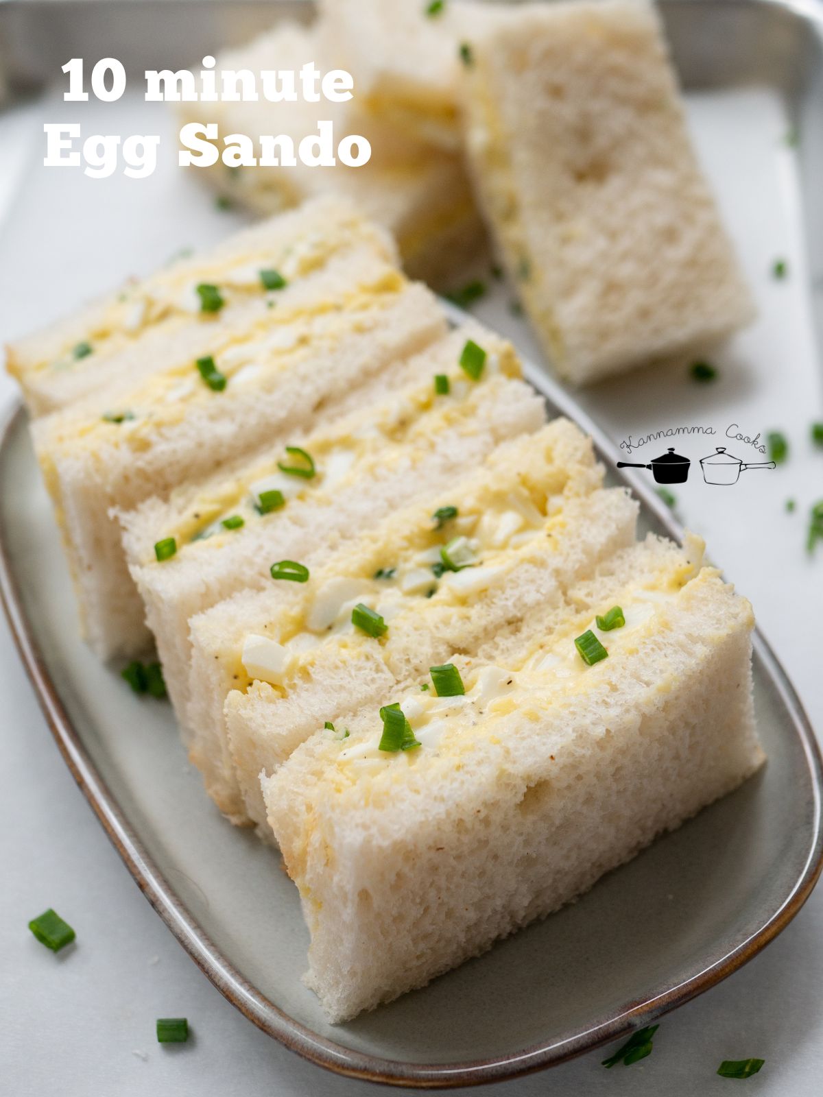 Egg Sando | Easy 10 minute Egg Sandwich – Kannamma Cooks