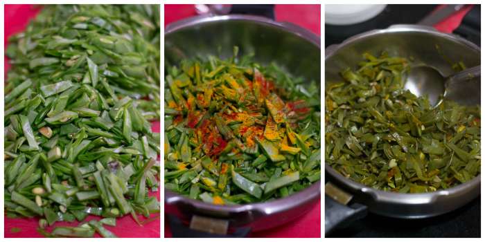 Avarakkai Poriyal with Coconut – Broad Bean Stir-fry – Kannamma Cooks