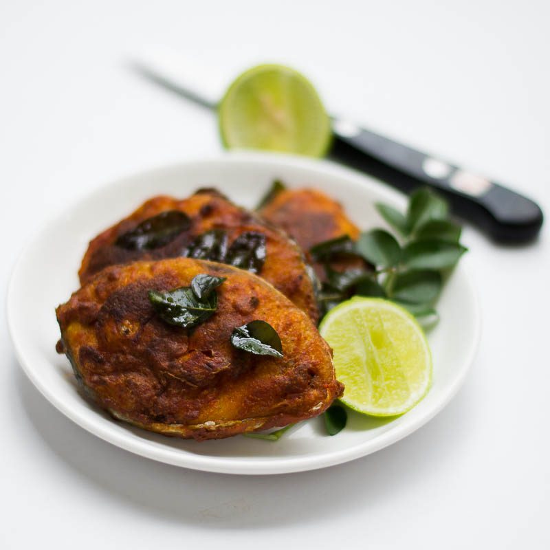 Spicy Fish Fry, Masala Fish Fry Country Style, Meen varuval – Kannamma ...