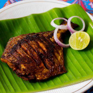Pomfret Fish Fry or Vavval Meen Varuval Recipe, Spicy Meen Varuval ...