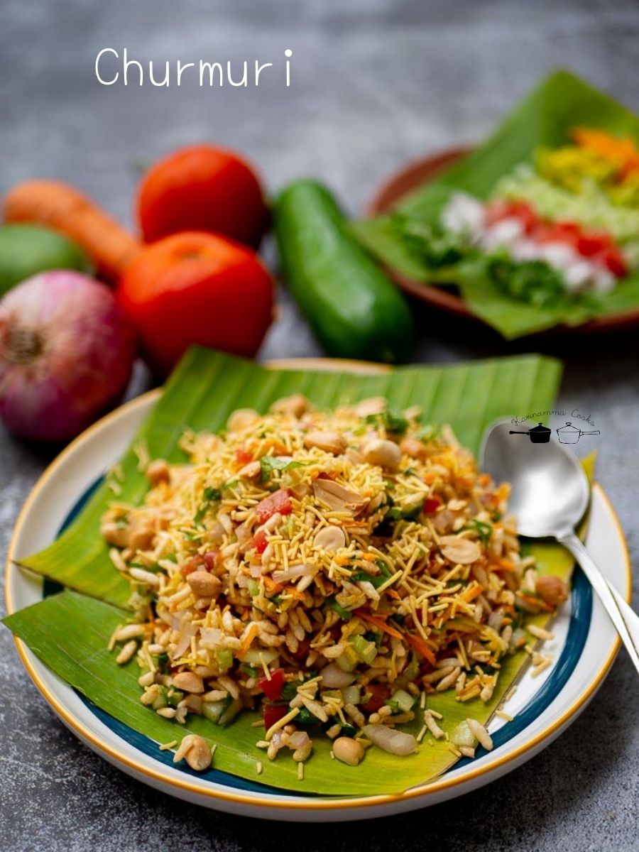 Churmuri | Street Style Masala Churumuri Recipe – Kannamma Cooks