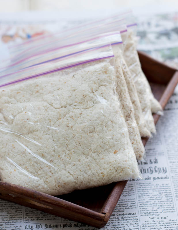 How to shred and store coconut in the freezer – Kannamma Cooks