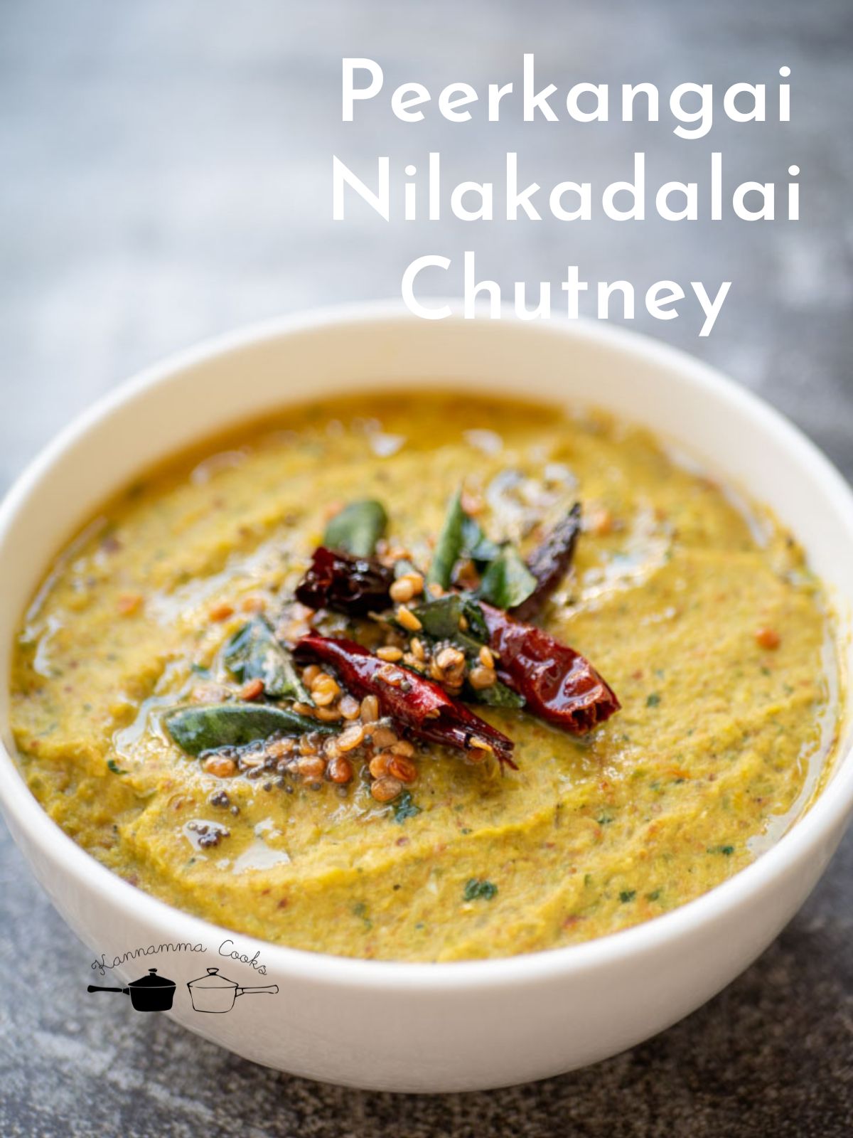 Peerkangai Nilakadalai Chutney – Kannamma Cooks