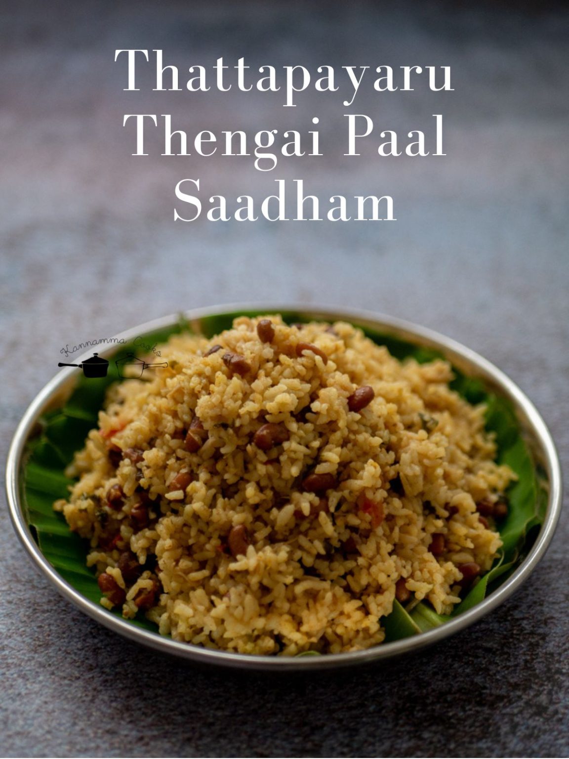 Thattapayaru Thengai Paal Saadham | Cowpea Coconut Milk Pulao ...