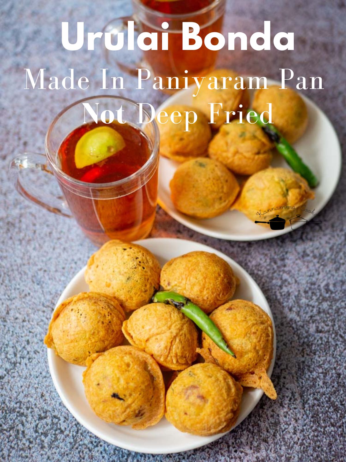 Urulai Bonda | NOT DEEP FRIED | Made In Paniyaram Pan – Kannamma Cooks
