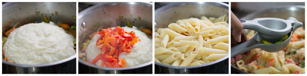 Pasta Verdure, Vegan Pasta Verdure – Kannamma Cooks