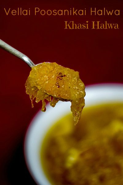 Khasi Halwa – Vellai Poosanikai Halwa – Kannamma Cooks