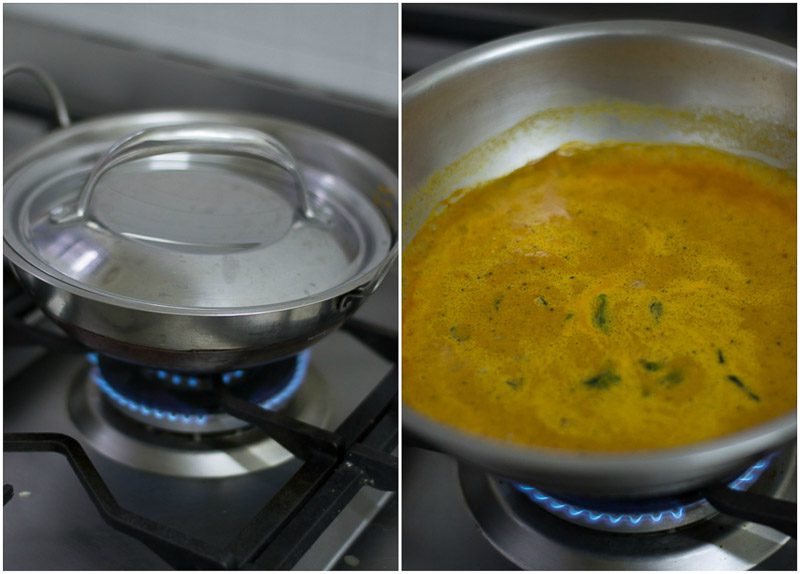 Bas Saaru and Cabbage Palya, Karnataka Style Bas Saaru - Palya