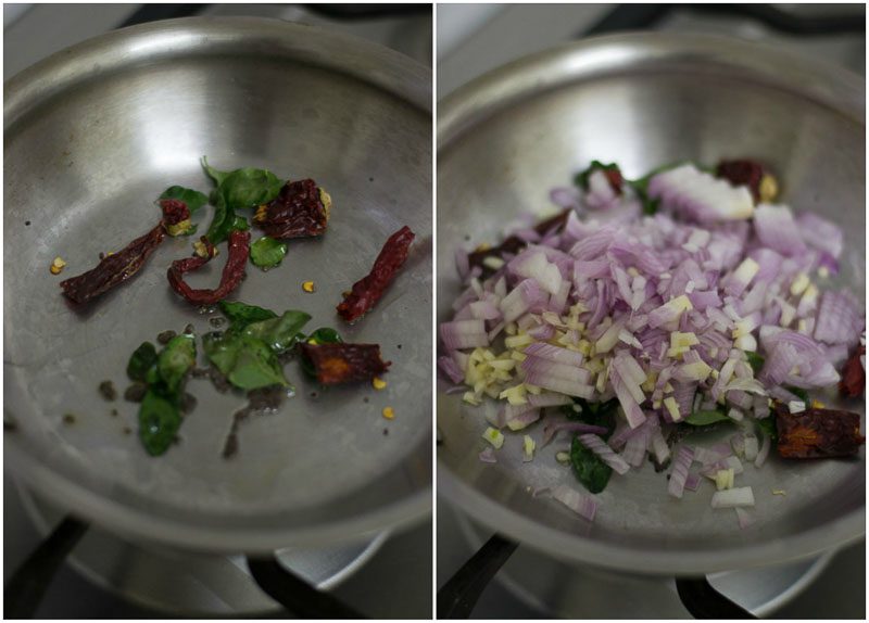 Bas Saaru and Cabbage Palya, Karnataka Style Bas Saaru - Palya