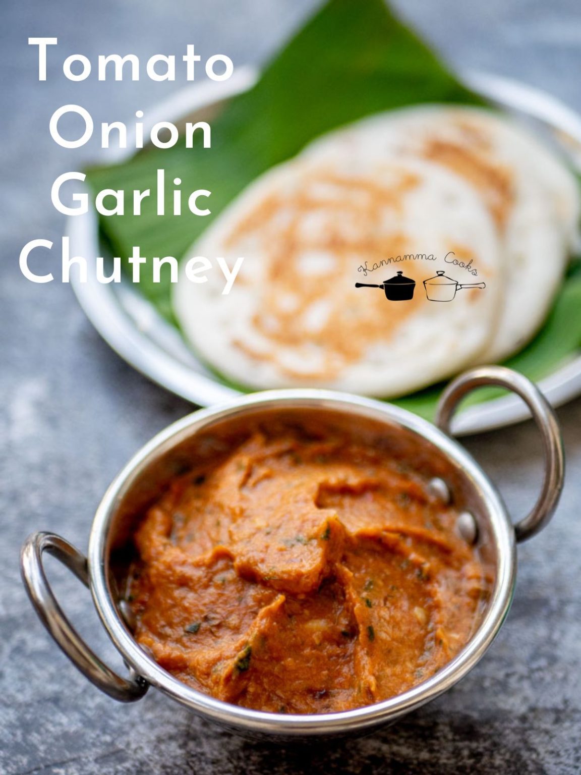 Onion Tomato Garlic Chutney – Kannamma Cooks