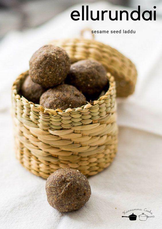 Ellu urundai, Sesame seed laddu – Kannamma Cooks