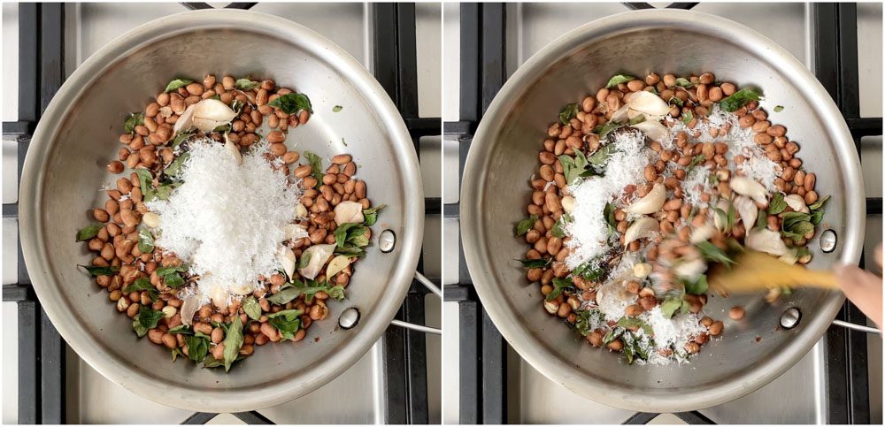 Groundnut Kaaram Podi – Kadalai Poondu Podi Recipe – Kannamma Cooks