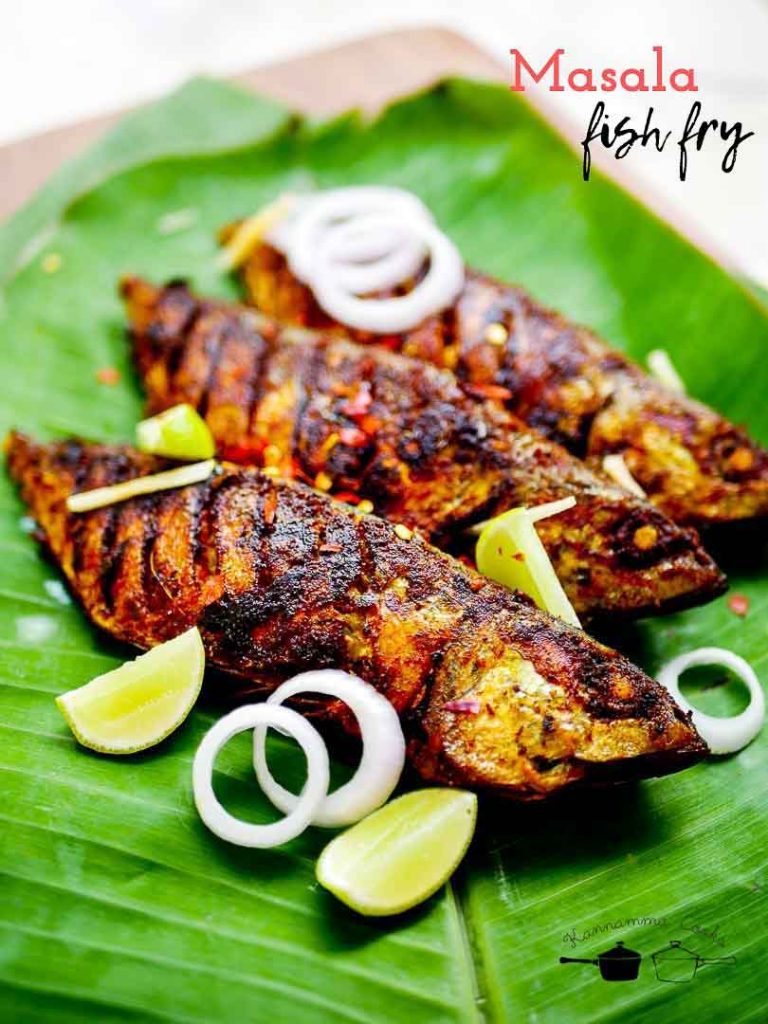 Masala Fish Fry in Oil Marinade – Kannamma Cooks