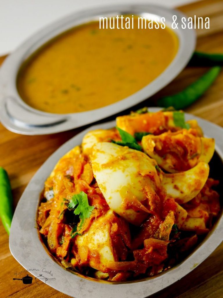 Muttai Mass and Salna Recipe – Pudukottai Special – Kannamma Cooks