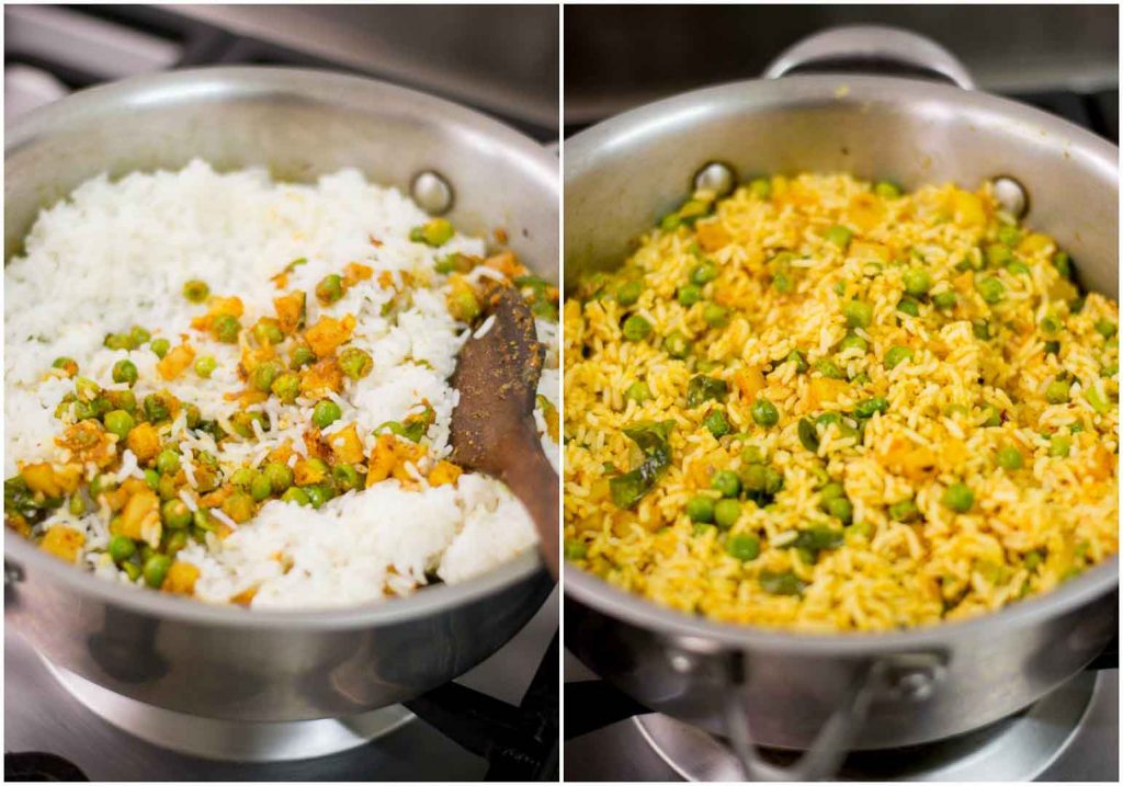Pattani Sadam, South Indian Style Peas Rice – Kannamma Cooks