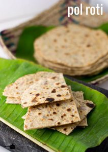 Pol Roti , Srilankan Coconut Rotti – Kannamma Cooks