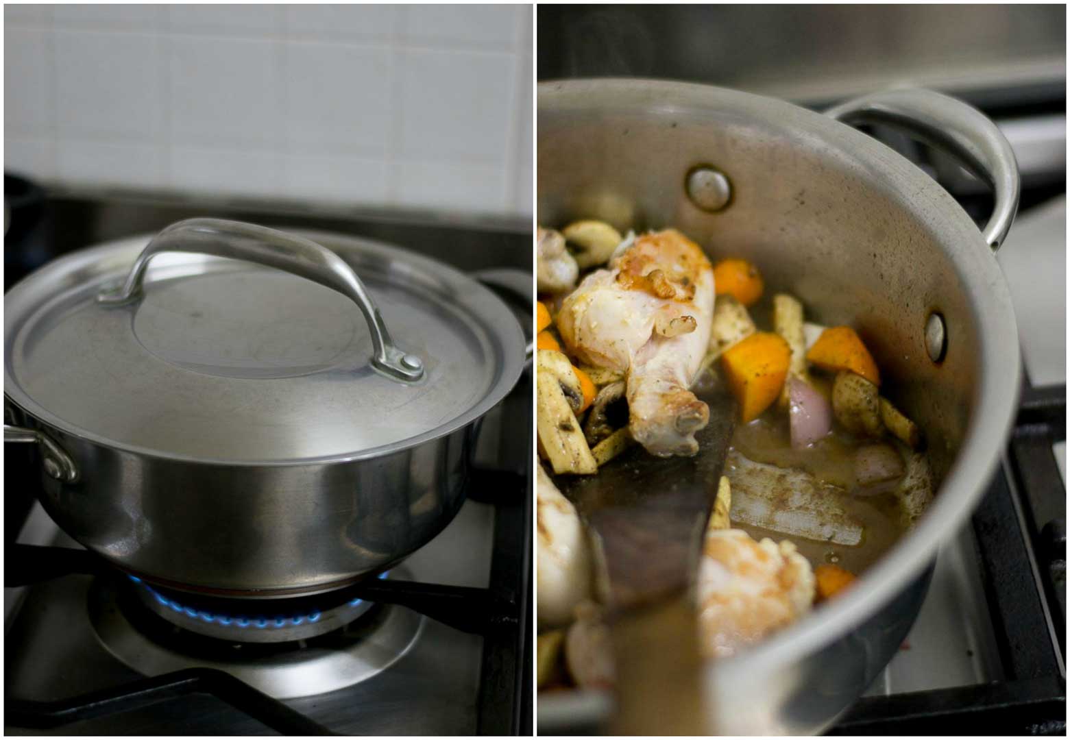 Pondicherry style roast chicken with vegetables - Kannamma Cooks