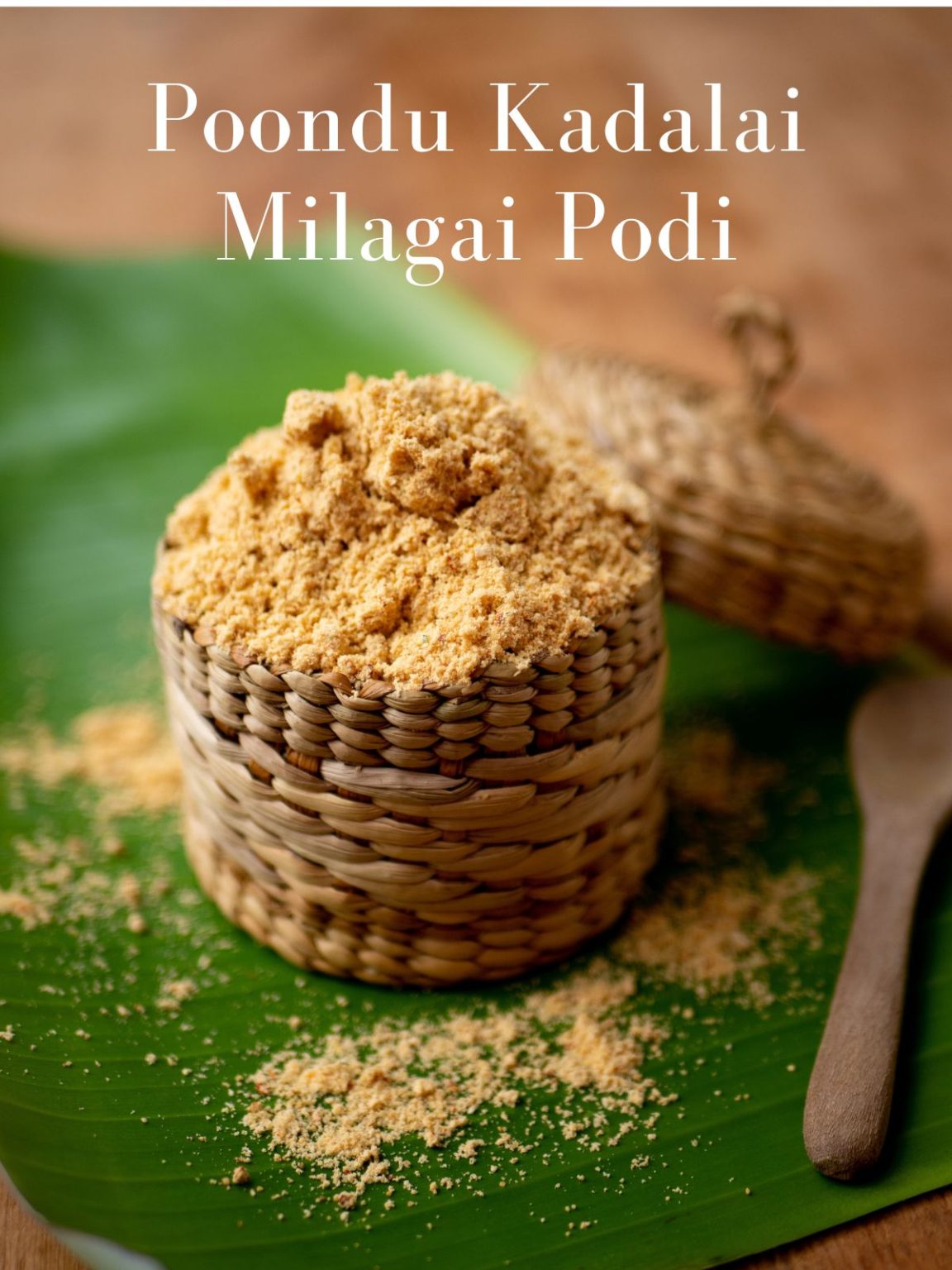 Poondu Kadalai Milagai Podi – Chutney Podi – Kannamma Cooks