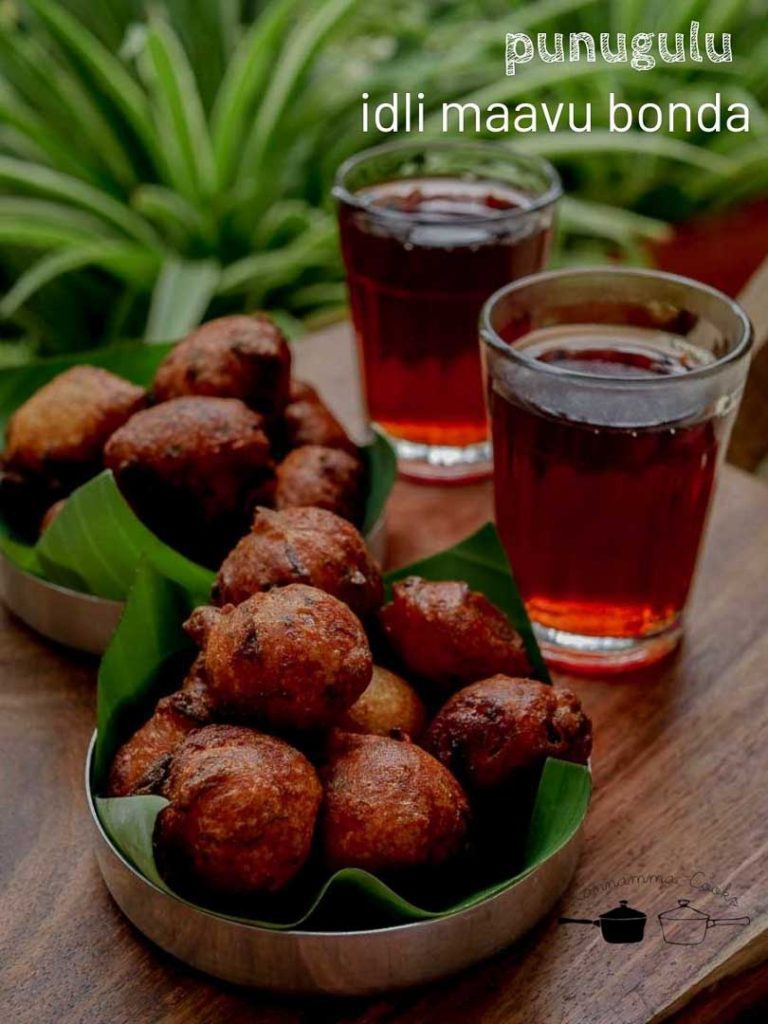 Punugulu – Idli Maavu Bonda – Kannamma Cooks