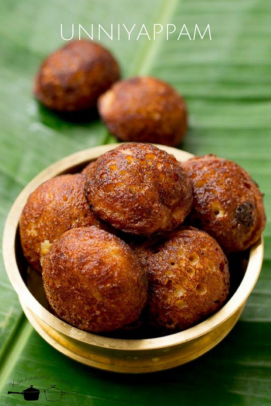 Unniyappam Recipe , Kerala style unniyappam made with Raw Rice ...