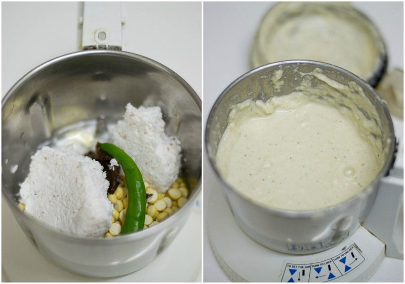 Coconut Chutney Recipe, How to make white coconut chutney – Kannamma Cooks