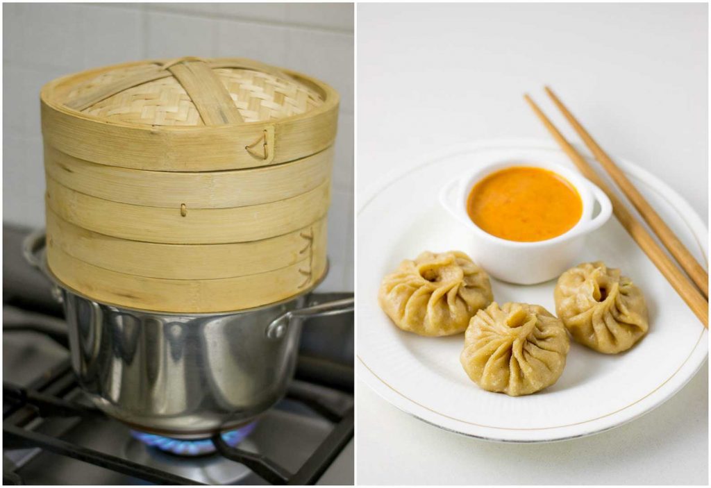 Whole wheat momos recipe with vegetable filling – Kannamma Cooks